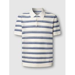Pepe Jeans Poloshirt "Florian" in Dunkelblau/ Creme - 46% | Gr&ouml;&szlig;e M | Herren-plussize