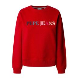 Pepe Jeans Sweatshirt "Regan" in Rot - 68% | Gr&ouml;&szlig;e S | Damen-sweatshirts-jacken