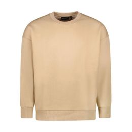 Cars Jeans Sweatshirt "Eamon" in Sand - 68% | Gr&ouml;&szlig;e XL | Herren-plussize