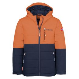 Trollkids Ski-/ Snowboardjacke "Hemsedal" in Orange/ Dunkelblau - 51% | Gr&ouml;&szlig;e 140 | Kinder-outdoor-jacken