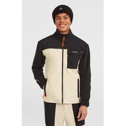 O`Neill O'Neill Fleecejacke in Schwarz/ Beige - 68% | Gr&ouml;&szlig;e M | Herren-pullover-sport