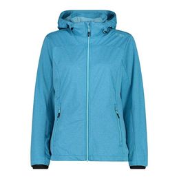 CMP Softshelljacke in T&uuml;rkis - 43% | Gr&ouml;&szlig;e 34 | Damen-outdoorjacken