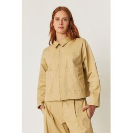 skfk by skunkfunk SKFK Hemdjacke "Olga" in Beige - 54% | Gr&ouml;&szlig;e 38 | Damenjacken