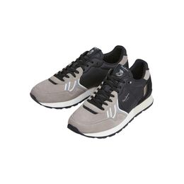 Pepe Jeans Footwear Sneakers "Brit" in Grau/ Schwarz/ Anthrazit - 57% | Gr&ouml;&szlig;e 44 | Herrensneakers