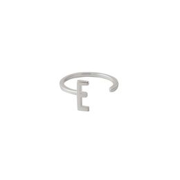 Design Letters Silber-Ring "E" - 32% | Herren-schmuck