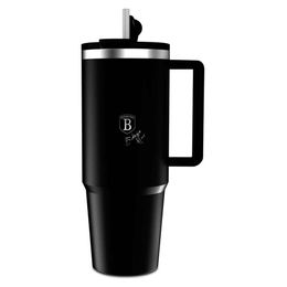 Berlinger Haus Thermobecher ''Matte Black Collection'' in Schwarz - 1 l - 18% | Damen-outdoor-ausruestung