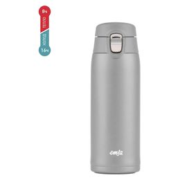 Emsa Trinkflasche "Trave Mug Light" in Grau - 400 ml - 16% | Damen-outdoor-ausruestung