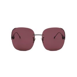 ISABEL MARANT &Eacute;TOILE Damen-Sonnenbrille in Silber/ Dunkelrot - 81% | Gr&ouml;&szlig;e 61 | Damen-brillen