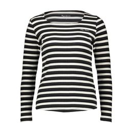 Pepe Jeans Longsleeve in Schwarz/ Wei&szlig; - 53% | Gr&ouml;&szlig;e XS | Damen-tops