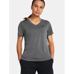 Under Armour Trainingsshirt "Tech" in Anthrazit - 53% | Gr&ouml;&szlig;e XS | Damen-outdoor-tops-shirts