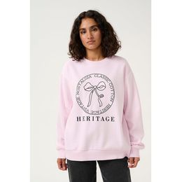 Kaffe Sweatshirt "Ellen" in Rosa - 69% | Gr&ouml;&szlig;e XS | Damen-sweatshirts-jacken