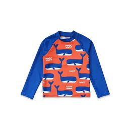 Toby tiger Badeshirt in Blau/ Rot - 45% | Gr&ouml;&szlig;e 128 | Kinder-bademode