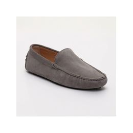 CHARLES & SMITH Leder-Mokassins "Lenny" in Grau - 55% | Gr&ouml;&szlig;e 41 | Herren-schuhe-halbschuhe