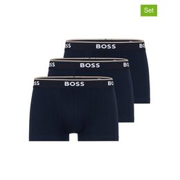 Hugo Boss Underwear 3er-Set: Boxershorts in Dunkelblau - 44% | Gr&ouml;&szlig;e S | Herren-waesche