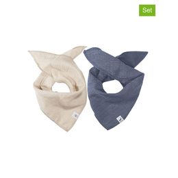 MaxiMo 2er-Set: Dreieckt&uuml;cher in Beige/ Blau - 30% | Kinderschals