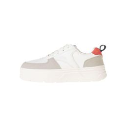 GAP Sneakers "Paradise" in Wei&szlig;/ Beige/ Orange - 53% | Gr&ouml;&szlig;e 35 | Kindersneakers