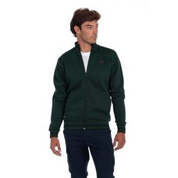 The Time of Bocha Sweatjacke in Dunkelgr&uuml;n - 72% | Gr&ouml;&szlig;e S | Herren-sweatshirts-jacken