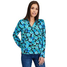 ORSAY Bluse in Blau/ Wei&szlig; - 42% | Gr&ouml;&szlig;e 38 | Damen-blusen