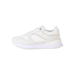 Tommy Hilfiger Shoes Leder-Sneakers in Wei&szlig; - 44% | Gr&ouml;&szlig;e 37 | Damen-sneakers