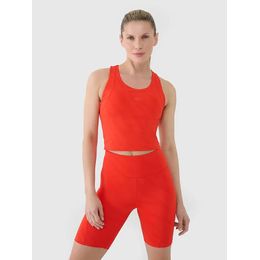 4F Trainingstop in Rot - 46% | Gr&ouml;&szlig;e S | Damen-outdoor-tops-shirts