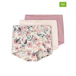 name it 3er-Set: Pantys in Rosa/ Altrosa - 35% | Gr&ouml;&szlig;e 86 | Kinder-waesche