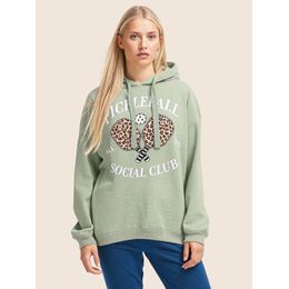 miss goodlife Hoodie "Pickleball" in Salbei - 85% | Gr&ouml;&szlig;e M | Damen-sweatshirts-jacken