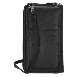 Beagles Handytasche "Maspalomas" in Schwarz - (B)10 x (H)18 x (T)2 cm - 59% | Damen-handytaschen
