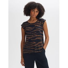 Opus Bluse in Schwarz/ Braun - 54% | Gr&ouml;&szlig;e 40 | Damen-blusen