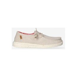 Hey DUDE Shoes Hey Dude Schn&uuml;rschuhe in Creme - 53% | Gr&ouml;&szlig;e 37 | Damen-schnuerschuhe