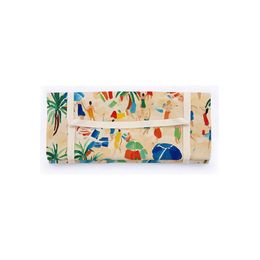 Madre Selva Picknickdecke "Beach" in Creme/ Blau - (L)170 x (B)140 cm - 57% | Damen-outdoor-ausruestung