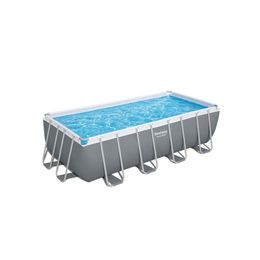 Bestway Pool 56671Gs, Blau, Grau, Wei&szlig;, Metall, Kunststoff, Uni, 244x122x488 cm, Freizeit, Pools und Wasserspa&szlig;, Pools, Aufstellpools