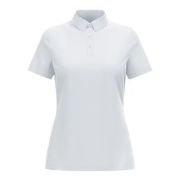 Odlo Funktionspoloshirt "Cardada" in Wei&szlig; - 52% | Gr&ouml;&szlig;e M | Damen-outdoor-tops-shirts