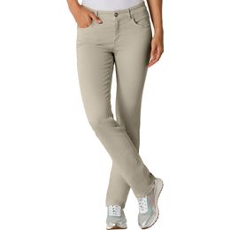Ascari Damen Jeans in Superstretch-Qualit&auml;t sand Gr&ouml;&szlig;e 38