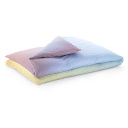 lavie home Bettbezug Gradient 135 &times; 200 cm Gelb-Blau-Lila