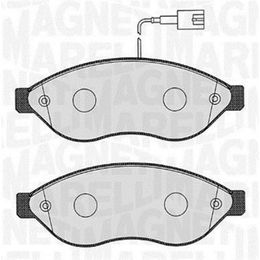 MAGNETI MARELLI Bremsbelagsatz, Scheibenbremse 363916060189 f&uuml;r Peugeot Citro&euml;n Fiat