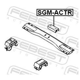 FEBEST Lagerung, Motor sgmactr hinten f&uuml;r SSANGYONG