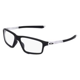 Oakley OX8076 Brille Herren | Fassung: Randlos, Quadratisch, Schwarz Matt