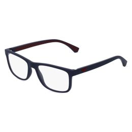 Emporio Armani EA3147 Brille Herren | Fassung: Vollrand, Eckig, Blau Matt