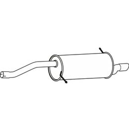 VEGAZ Endschalld&auml;mpfer fs771 f&uuml;r Ford