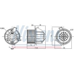 NISSENS Innenraumgebl&auml;se 87679 f&uuml;r DS