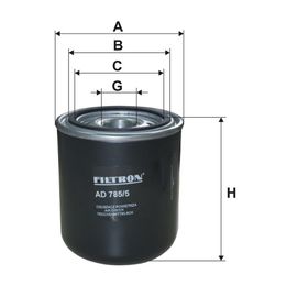 FILTRON ad7855 140mm f&uuml;r Volvo RENAULT TRUCKS