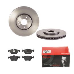Brembo Bremsensatz, Scheibenbremse Bremsensatz-Vorderachse COATED DISC LINE / STANDARD ijdtidcvc4 Vorderachse innenbel&uuml;ftet 330mm 32mm f&uuml;r MERCEDES-BE