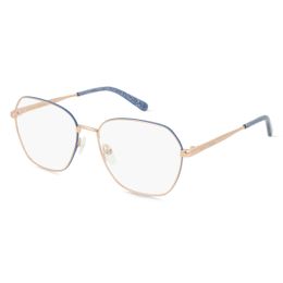 Chiara Ferragni CF 1025 Brille Damen | Fassung: Vollrand, Quadratisch, Gold Blau