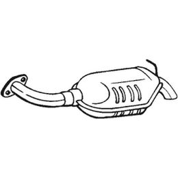 BOSAL Endschalld&auml;mpfer 171019 f&uuml;r MAZDA