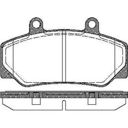 TRISCAN Bremsbelagsatz, Scheibenbremse 811027935 f&uuml;r Volvo