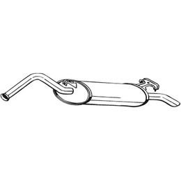 BOSAL Endschalld&auml;mpfer 278975 f&uuml;r Audi
