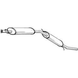 BOSAL Endschalld&auml;mpfer 281643 f&uuml;r ROVER