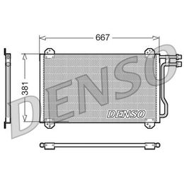 DENSO Kondensator, Klimaanlage dcn17055 f&uuml;r MERCEDES-BENZ