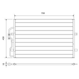 Valeo Kondensator, Klimaanlage 812710 f&uuml;r LANCIA PEUGEOT