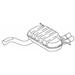 VEGAZ Endschalld&auml;mpfer sks115 f&uuml;r SKODA